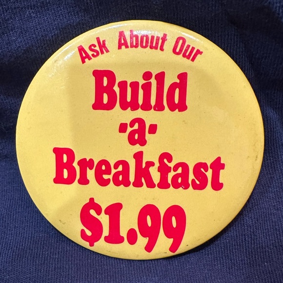Accessories | Free With Purchase Vintage Buildabreakfast Button | Poshmark